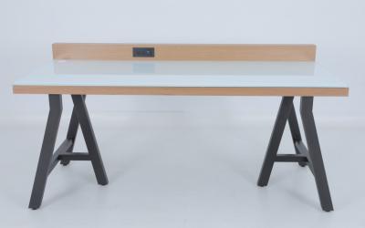 China Fashionable Customized Freestanding Trestle Desk 102cm*51cm*78cm for sale
