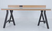 China Fashionable Customized Freestanding Trestle Desk 102cm*51cm*78cm for sale