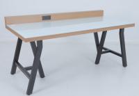 China Fashionable Customized Freestanding Trestle Desk 102cm*51cm*78cm for sale