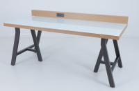 China Fashionable Customized Freestanding Trestle Desk 102cm*51cm*78cm for sale