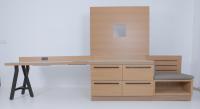 China Expansive Linear Desk Left / Right In Hotel Bedroom for sale