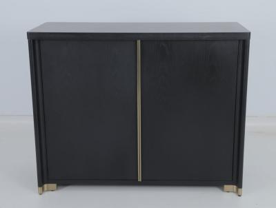 China No Folded Black Modern Credenza For 3-5 Stars Hotel for sale