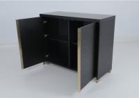 China No Folded Black Modern Credenza For 3-5 Stars Hotel for sale