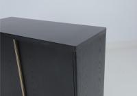 China No Folded Black Modern Credenza For 3-5 Stars Hotel for sale