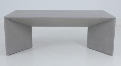 China Stone Commercial Furniture Large Rectangular Cocktail Table At Lower Deck for sale
