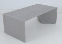 China Stone Commercial Furniture Large Rectangular Cocktail Table At Lower Deck for sale