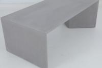 China Stone Commercial Furniture Large Rectangular Cocktail Table At Lower Deck for sale