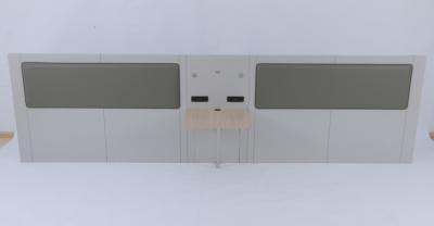 China Luxury Hotel Bedroom Furniture Modern Queen Headboard With Attached Nightstands for sale