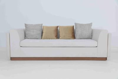 China Customized Upholstered Wooden Living Room Sofa Modern Luxury for sale