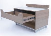 China Quartz Top Luggage Bench with  drawer English dovetail modern style for sale