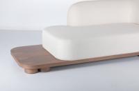 China customized Luxurious Reclining Chaise Lounge with Extended Ottoman for sale