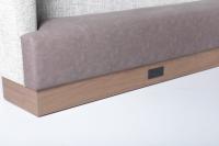 China American style solid wood simple living room straight row booth for sale