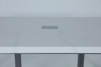 China Custom Modern Style Hotel Bar Table with Stone Top and Stainless Steel Base for sale