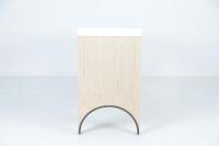 China Pure Natural Luxury Stone Entrance Console Cabinet Hotel Villa Art Design for sale