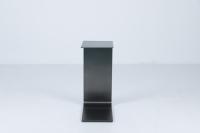 China Minimalist Light Luxury Deluxe Guestroom Black C Shape End Table for sale