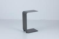 China Minimalist Light Luxury Deluxe Guestroom Black C Shape End Table for sale