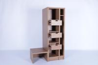 China Customized Modern Closet Cabinet With Shelving And Storage For The Hotel for sale