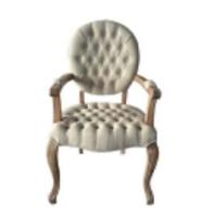 China Wooden Fabric Dining Chairs With Arm , Upholstered Contemporary Dining Chairs for sale
