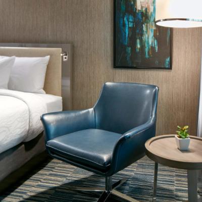 China 5-star hotel custom made FFE hospitality casegoods  walnut wood hotel bedroom  Furniture for sale
