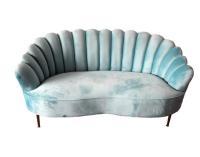 China Bule Velvet Fabric Tufted Modern Chesterfield Sofa For Big Lots Living Room for sale