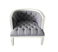 China Classic Party Wedding Event Furniture Rental Single Fabric Chesterfield Sofa for sale