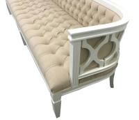 China Classic Party Wedding Event Furniture Rental Single Fabric Chesterfield Sofa for sale