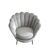 China Wedding event velvet sofa ,Upholstery grey velvet sofa with stainless steel leg for sale