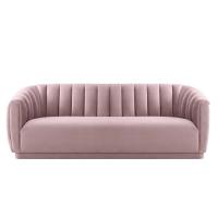 China Hotsale luxury wedding furniture pink velvet sofas for sale