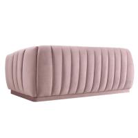 China Hotsale luxury wedding furniture pink velvet sofas for sale