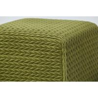 China Green Velvet Solid Wood Bedroom Ottoman Bench , Bedroom Storage Stool for sale