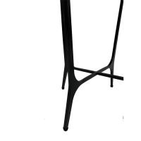 China iron with powder coating white and black marble top coffee table for living room, small tea table, side table for sale