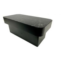 China Black Iron Base Marble Living Room Coffee Table Luxury Modern Tea Table for sale
