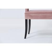 China Elegant Contracted Pink Velvet Contemporary Dining Room Chairs For Event Wedding for sale