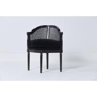 China Black Velvet Furniture Dining Room Chairs , High End Contemporary Dining Chairs for sale