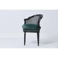 China Elegant Unique Furniture Dining Room Chairs Dark Green Velvet Custom Made for sale