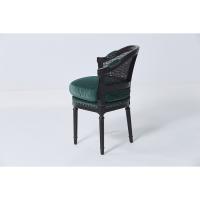 China Elegant Unique Furniture Dining Room Chairs Dark Green Velvet Custom Made for sale