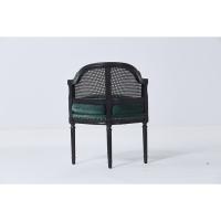 China Elegant Unique Furniture Dining Room Chairs Dark Green Velvet Custom Made for sale