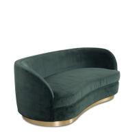 China Home Living Room Sofa Vintage Luxurious Velvet Upholstery Sofa With Toe Kick In Velvet for sale