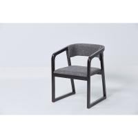 China Clean Grey Fabric Furniture Dining Room Chairs Popular Convenient Concreted Design for sale