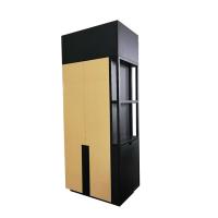 China Modern Design Bedroom Hotel Wardrobe Furniture Solid Wood And Metal base for sale