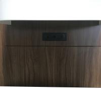 China Hampton Inn Hotel Style Wardrobe Furniture King Queen Headboard With Usb for sale