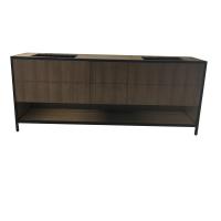 China Customized Simple Modern Bathroom Vanity Cabinets With Drawers , Eco - Friendly for sale