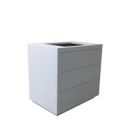 China Hilton Garden Inn Customized Modern Wood Bathroom Vanity With Two Drawers for sale