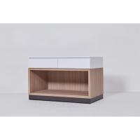 China Customized Modern Simple Wooden Dresser Combo Console Desk With Metal Frame for sale