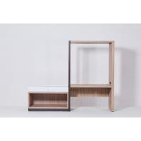China Customized Modern Simple Wooden Dresser Combo Console Desk With Metal Frame for sale