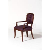China Elegant Solid Walnut Frame Living Room Furniture Chairs With Upholstery Blackberry Fabric for sale