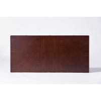 China Antique MDF Wooden Writing Desk With Walnut Veneer Solid Wood Legs with Three Drawer for sale