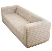 China American Classic Home Furniture Living Room Sofa 4 Seat Chesterfield Modern linen Fabric Sofa for sale