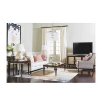 China Elegant Mahogany Solid Modern Wood Coffee Table With Neoclassical Decorations for sale