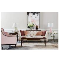 China Elegant Mahogany Solid Modern Wood Coffee Table With Neoclassical Decorations for sale
